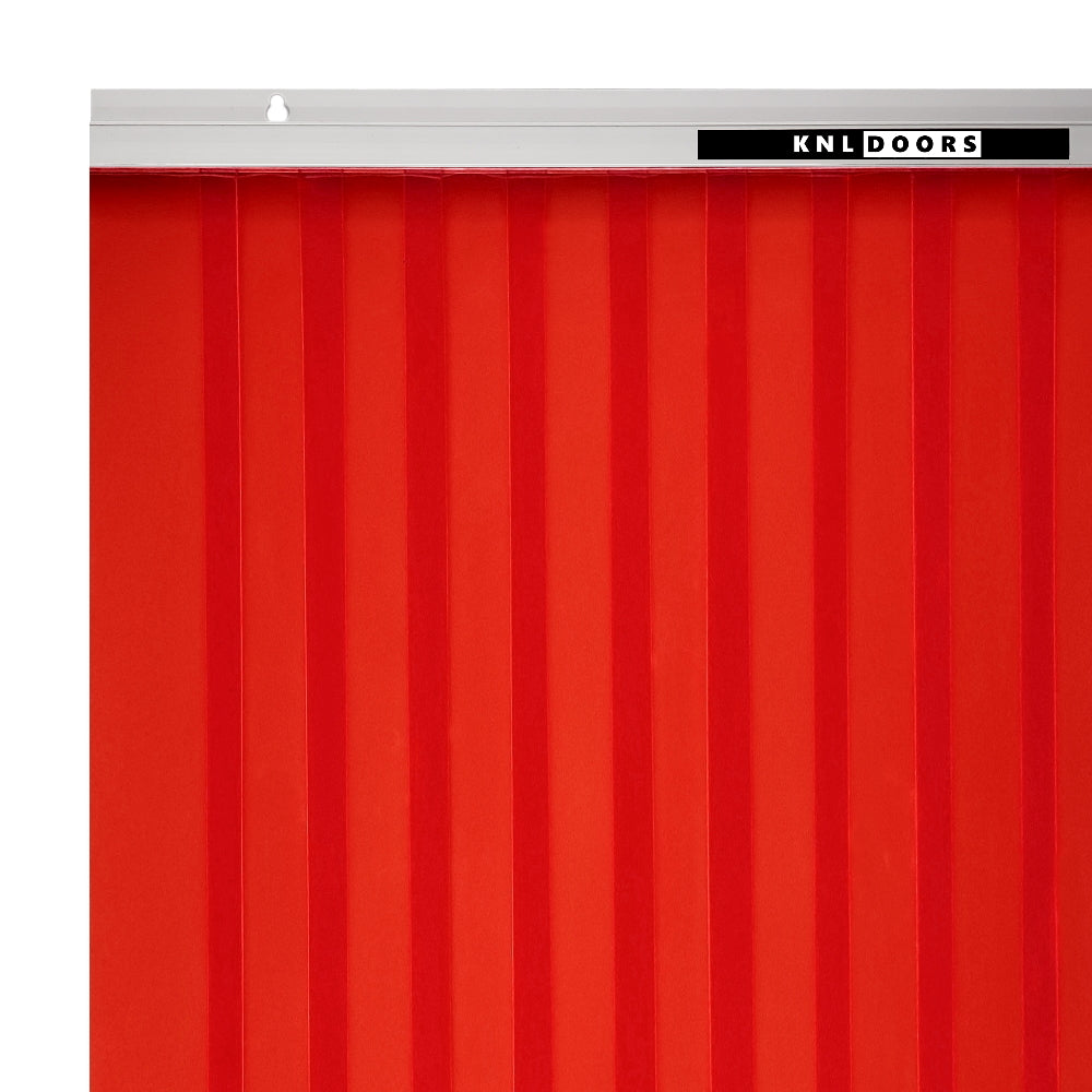 RED Strip Curtain Door (1.8mm x 75mm PVC) – KNL Doors
